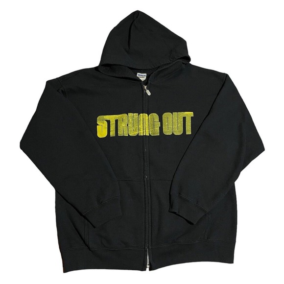 Gildan | Shirts | Vintage Strung Out 9s Punk Rock Band Concert Hoodie ...